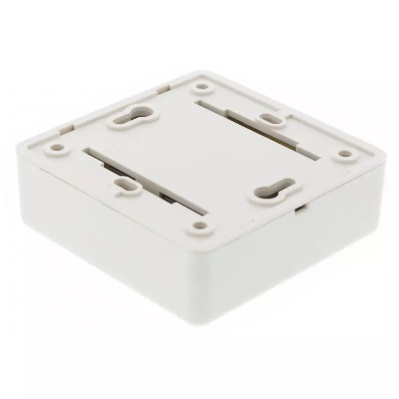 Wall socket, surface-mounted UTP 1xRJ45, Cat6, white