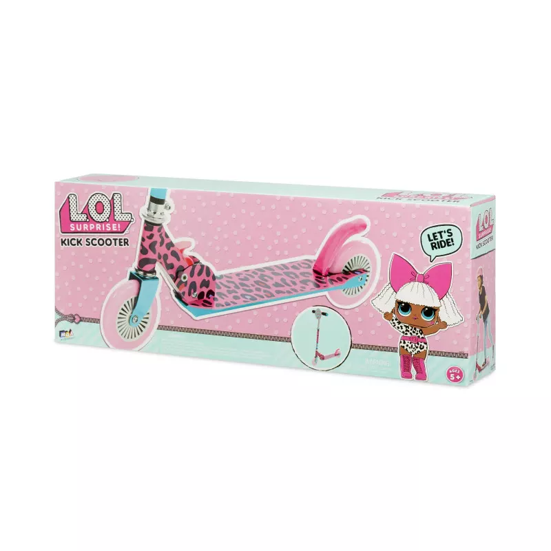 L.O.L. Surprise: Folding Kick Scooter- Leopard