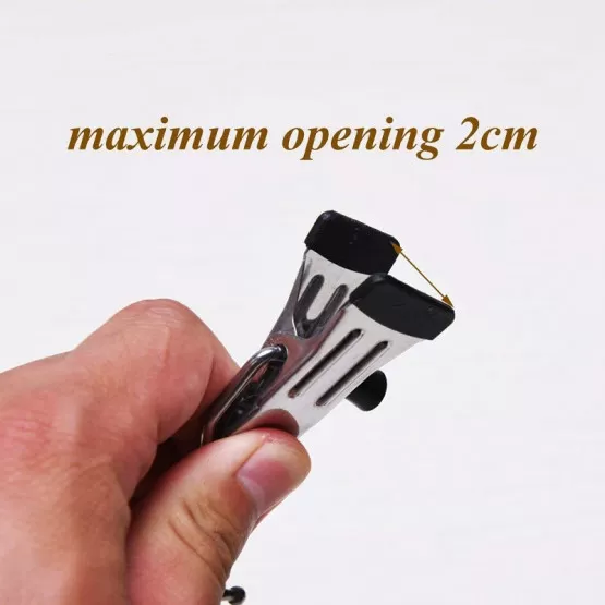 Krog med klemme Rustfrit stål model 30-pack