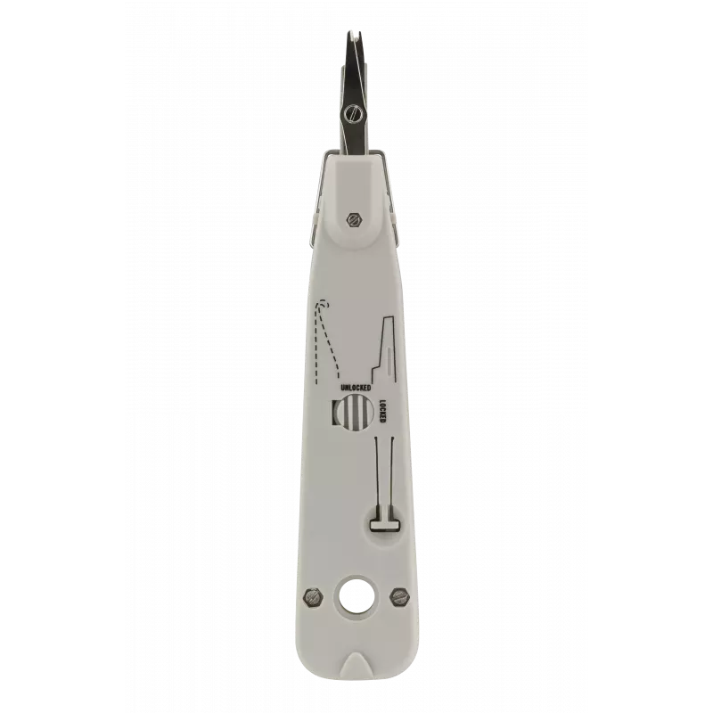 INF Network cable punchdown tool, Krone LSA, touch sensor, white