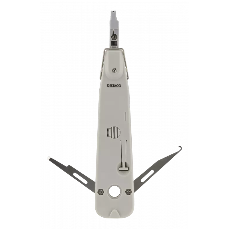 INF Network cable punchdown tool, Krone LSA, touch sensor, white