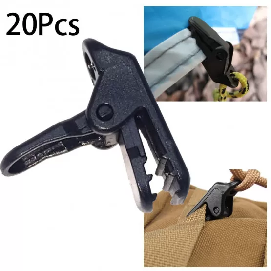 Tarp Clip, Camping Tarp Lock Tarp Telt Clips Pool Tarp 20-pak
