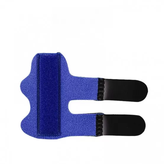 Fingerstøtte / fingerskinne med velcro color Blå