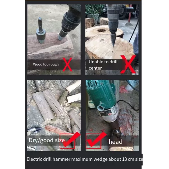 Træboremaskine til boremaskine med 3 forskellige aksler