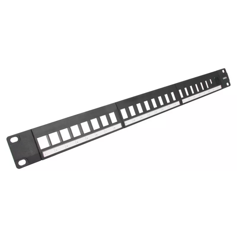 TRIAX Patch Panel 19" 1U Keystone CAT6 UTP 24 Porte