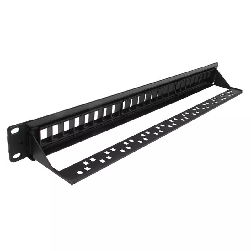 TRIAX Patch Panel 19" 1U Keystone CAT6 UTP 24 Porte