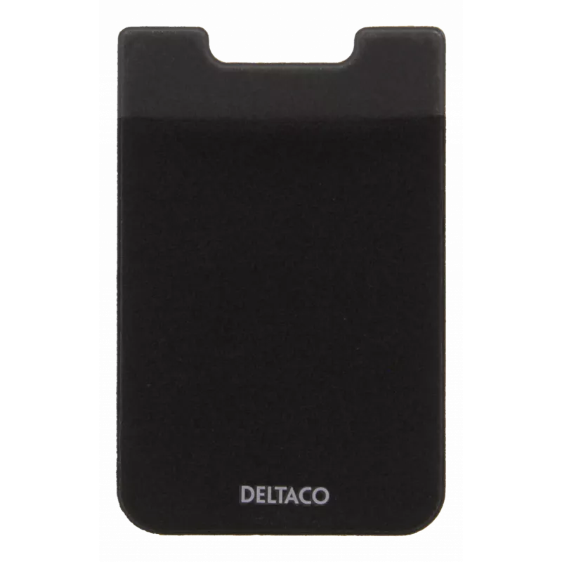 Adhesive credit card holder, 3M adhesive, black