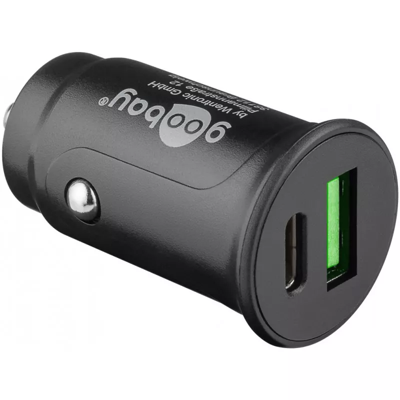 Hurtig oplader til bil med dobbelt USB-C™ PD (Power Delivery) (27 W)