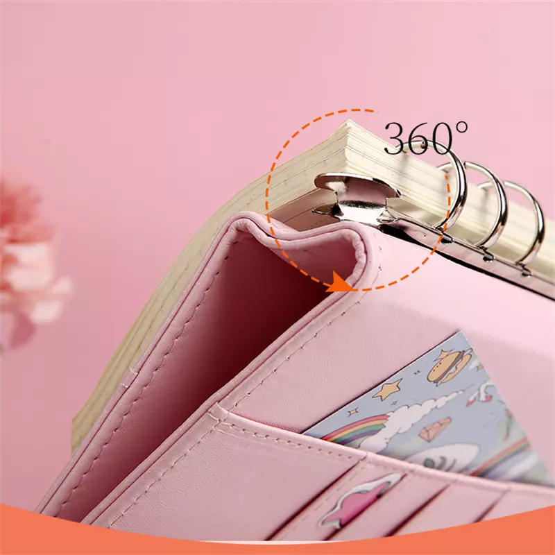 A6 ringbind med 12 plastlommer