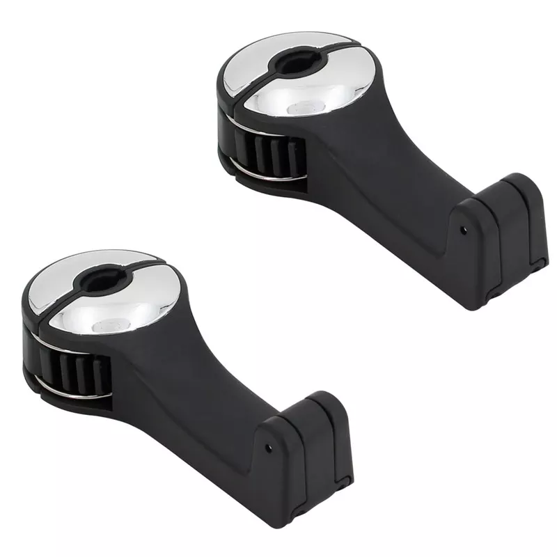 Multifunktionel krog/holder til bil nakkestøtte 2-pak