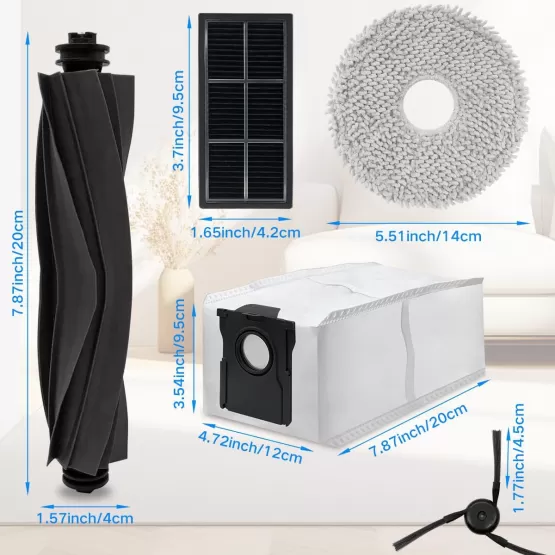 INF Tilbehør til Dreame X40 Ultra Complete / X40 Pro / S30 Pro Ultra