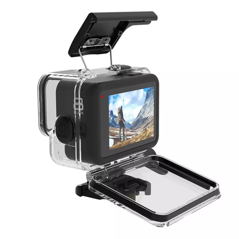 GoPro Hero 8 Sort vandtæt skal IP68 Transparent