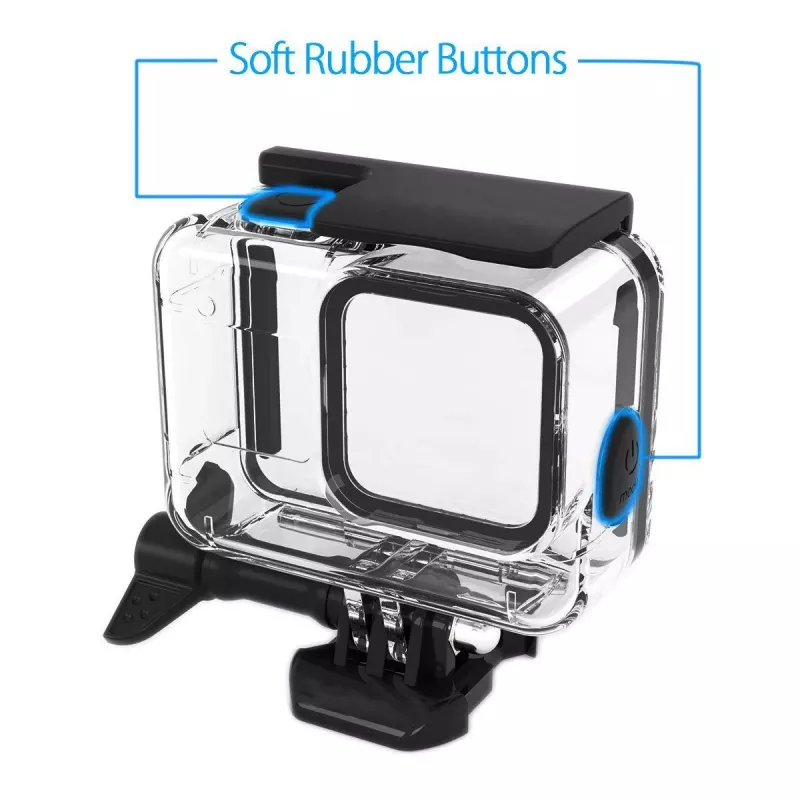 GoPro Hero 8 Sort vandtæt skal IP68 Transparent