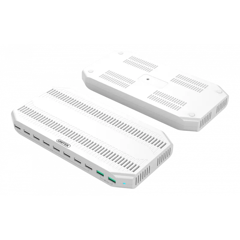 96W 10-Port USB Smart Charging Station