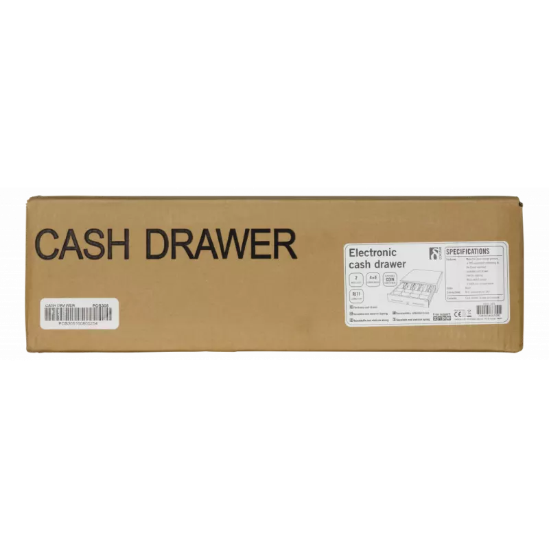 Cashier box elec opening 4+8 compart. Epson receipts printer