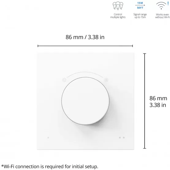 INF WiFi Smart Dimmer Dial Switch