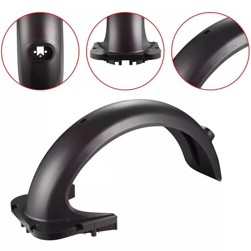 INF Ninebot MAX G30 Bagskærm Stænkskærm ABS / PC Sort