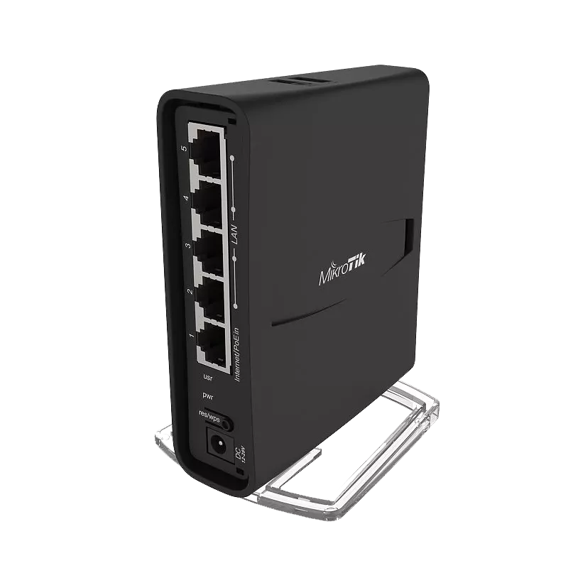 hAP AC2 Dual-Band Router, PoE in, Gigabit, 802.11ac, black