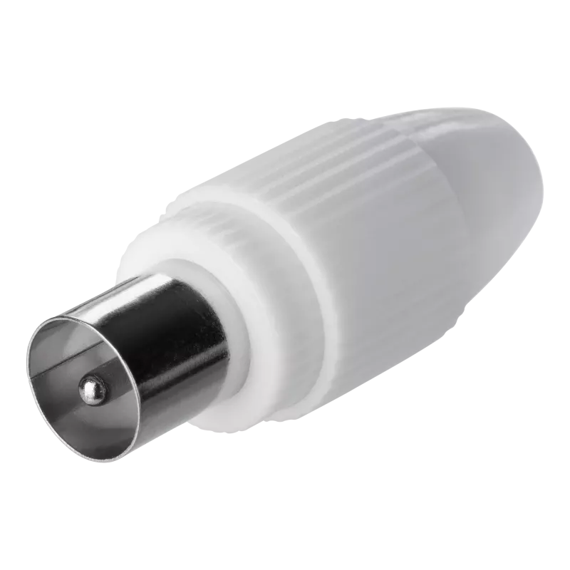 INF Antenna connector, 9.5mm male, screw mounting