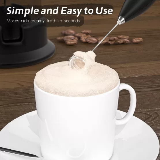 Elpisker, mælkeskummer, æggepisker, blender color Sort